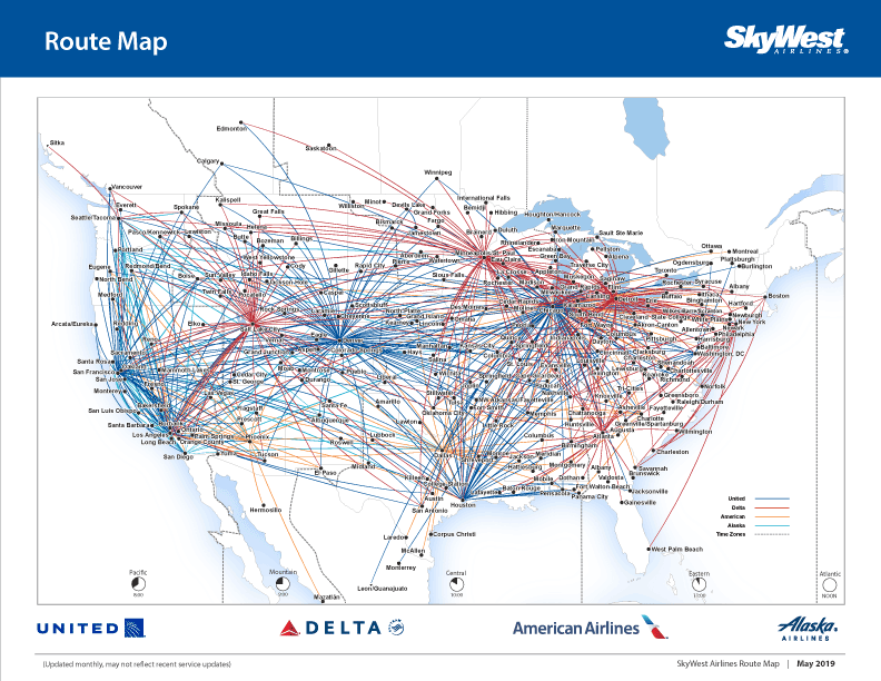 The Magic of Airline Route Maps. | Synthos - Your GIS and Mapping ...