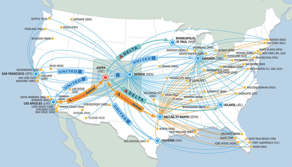 The Magic of Airline Route Maps. | Synthos - Your GIS and Mapping ...
